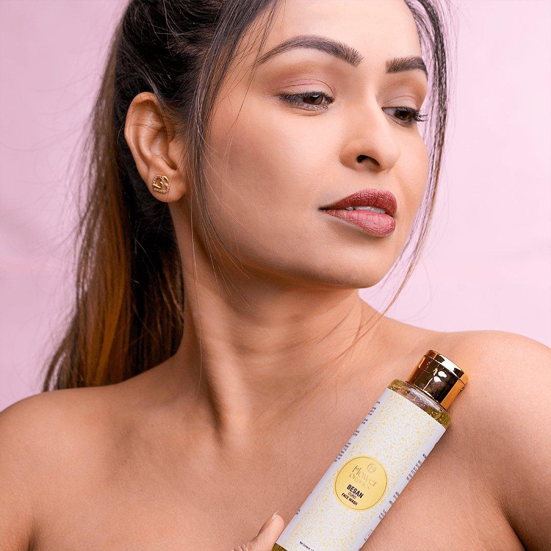 Besan & Curd Face Wash - 120 ml – Flower Organics